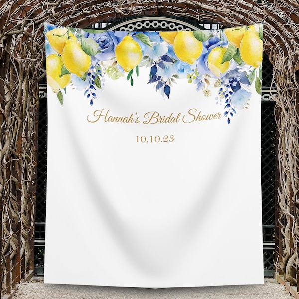 Lemon Backdrop - Etsy