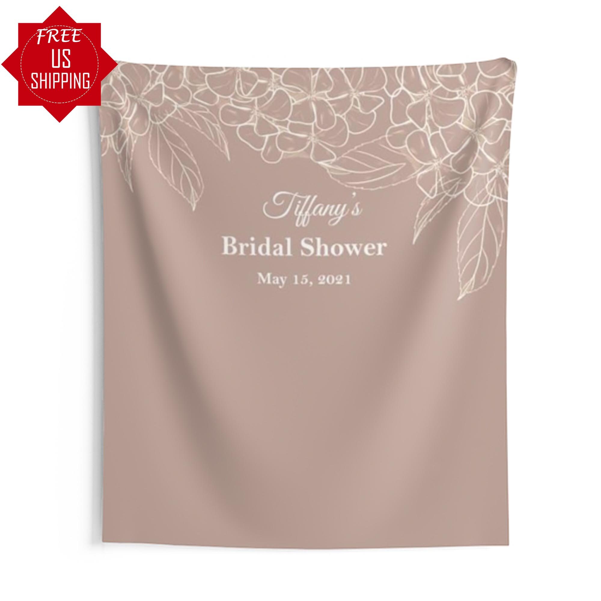 Minimal Boho Bridal Shower Backdrop Modern Bridal Shower - Etsy