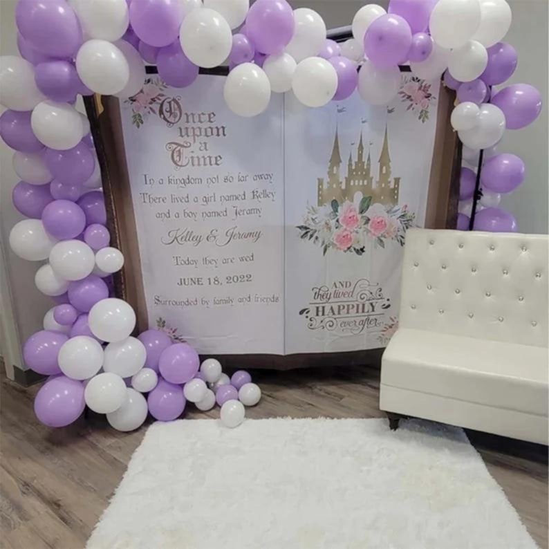 Once Upon a Time Wedding Backdrop Custom Fairytale Backdrop - Etsy