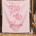 Hot Pink Miss to Mrs Backdrop Blush Bridal Shower Decor Boho Future Mrs ...