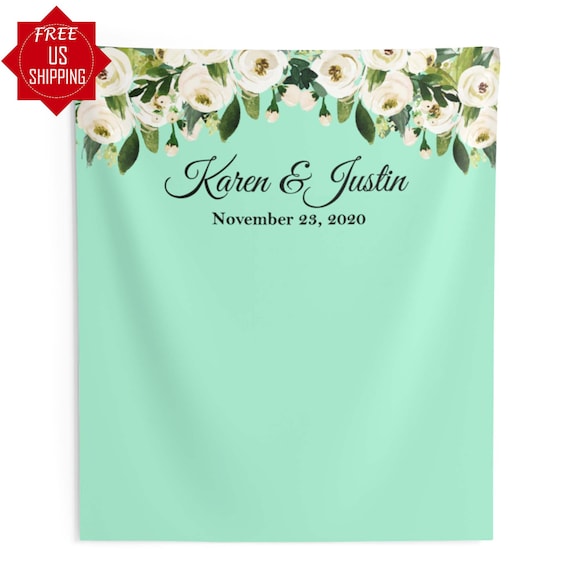 Mint Green Wedding Background Wallpaper