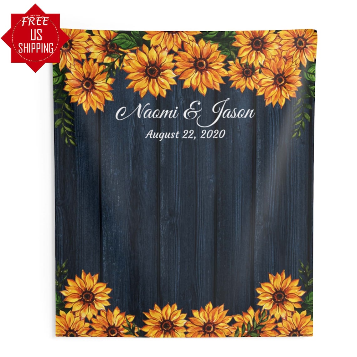 Sunflower Backdrop Wedding Backdrop for Reception Autumn - Etsy