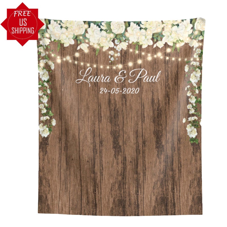 Wedding Backdrop Banner Rustic Backdrop Wedding Backdrop for - Etsy