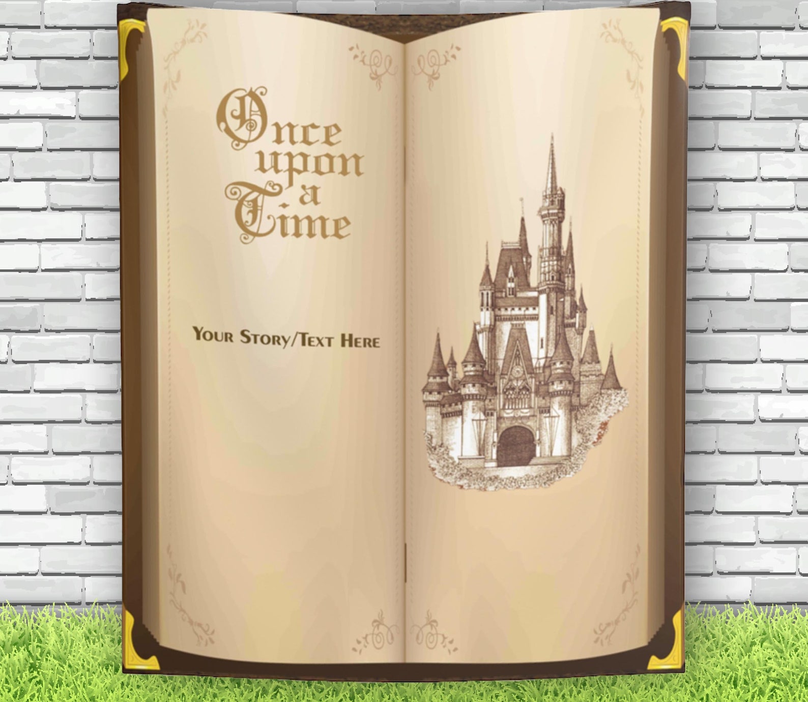 Wedding Book Backdrop | Wedding Backdrop for Photos | Fairy Tale ...