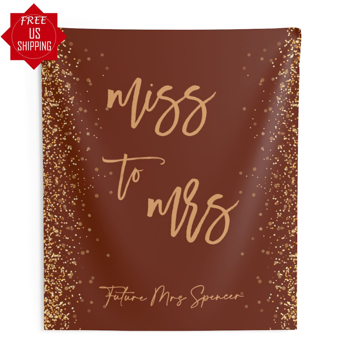 Miss to Mrs Backdrop, Bridal Shower Backdrop, Engagement Backdrop ...