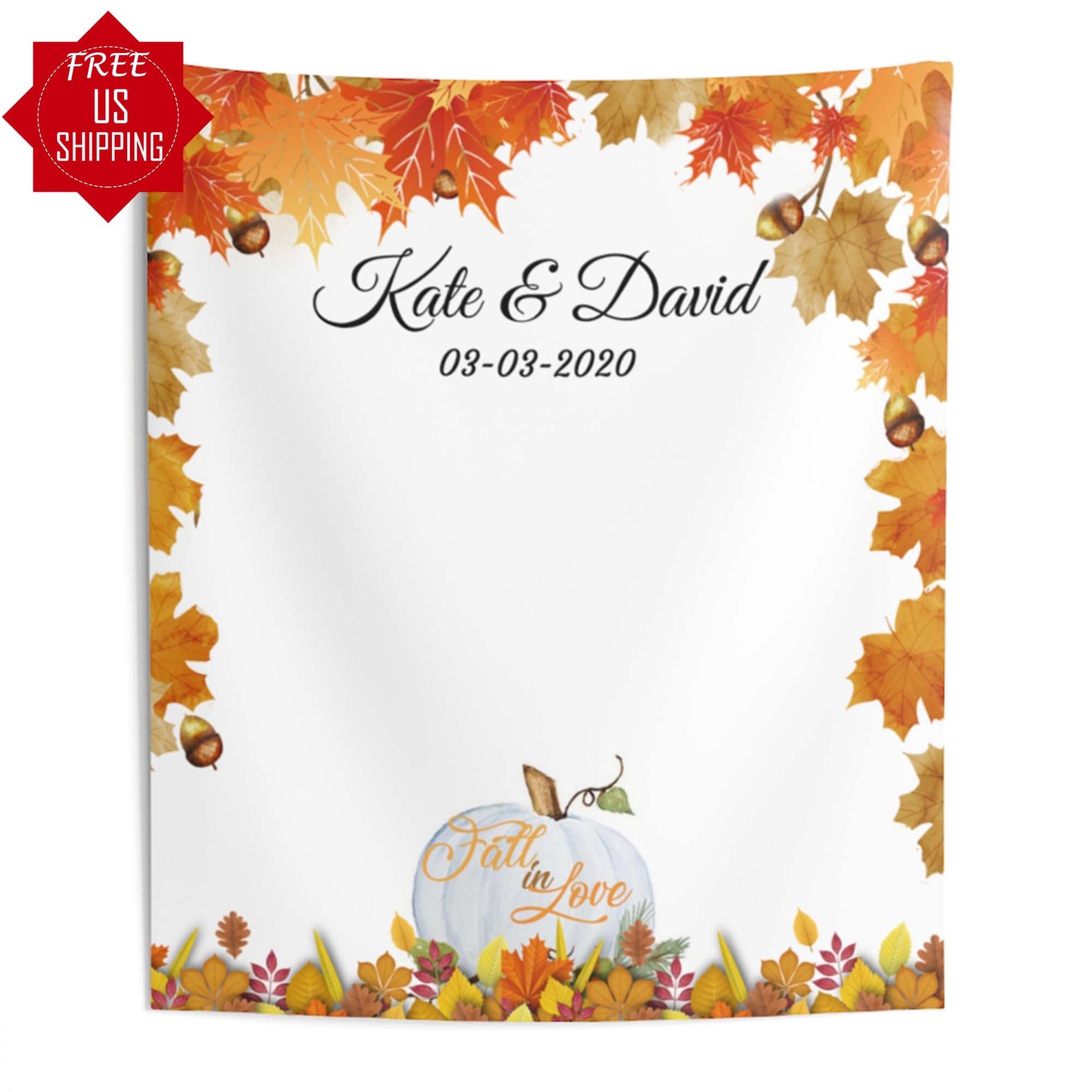 Fall Wedding Decor Wedding Backdrop for Reception Fall - Etsy