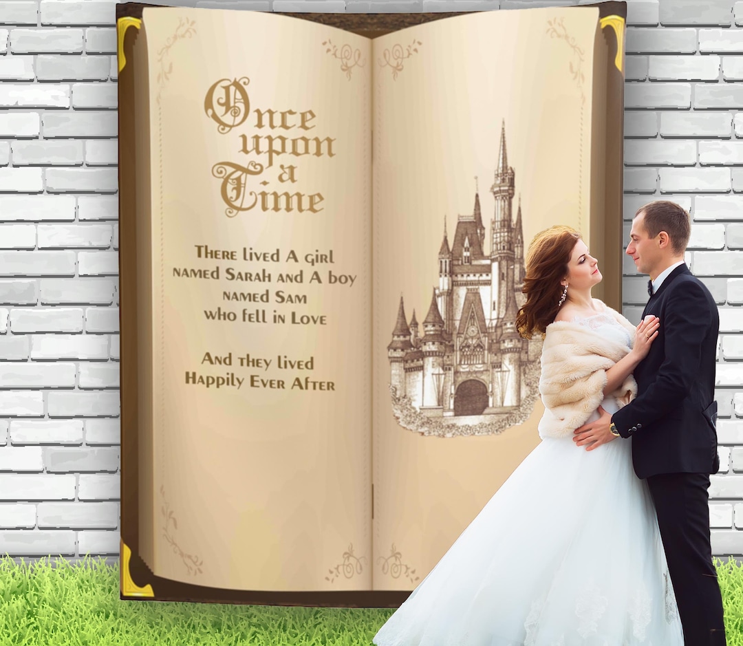Wedding Book Backdrop | Wedding Backdrop for Photos | Fairy Tale ...
