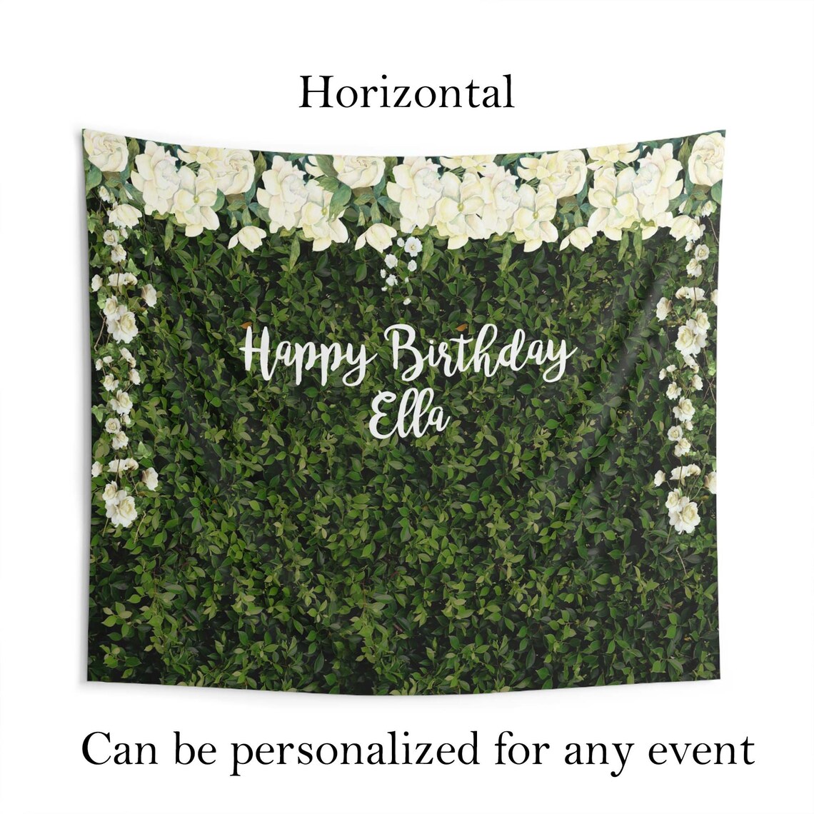 Better Together Wedding Banner Personalized Grass Wall Backdrop ...