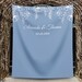 Periwinkle Wedding Backdrop for Reception Blue Floral Wedding Banner ...