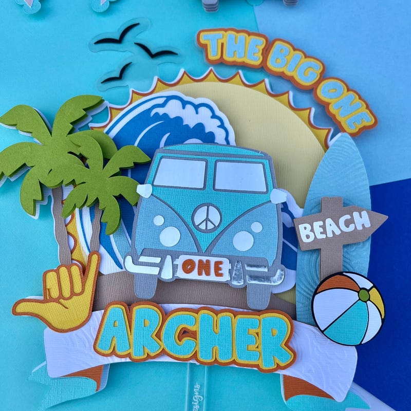 The Big One Cake Topper - Etsy