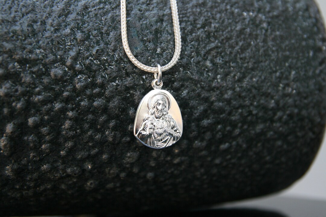 Jesus Christ Silver Pendant, Jesus Christ, 925 Sterling Silver Pendant ...