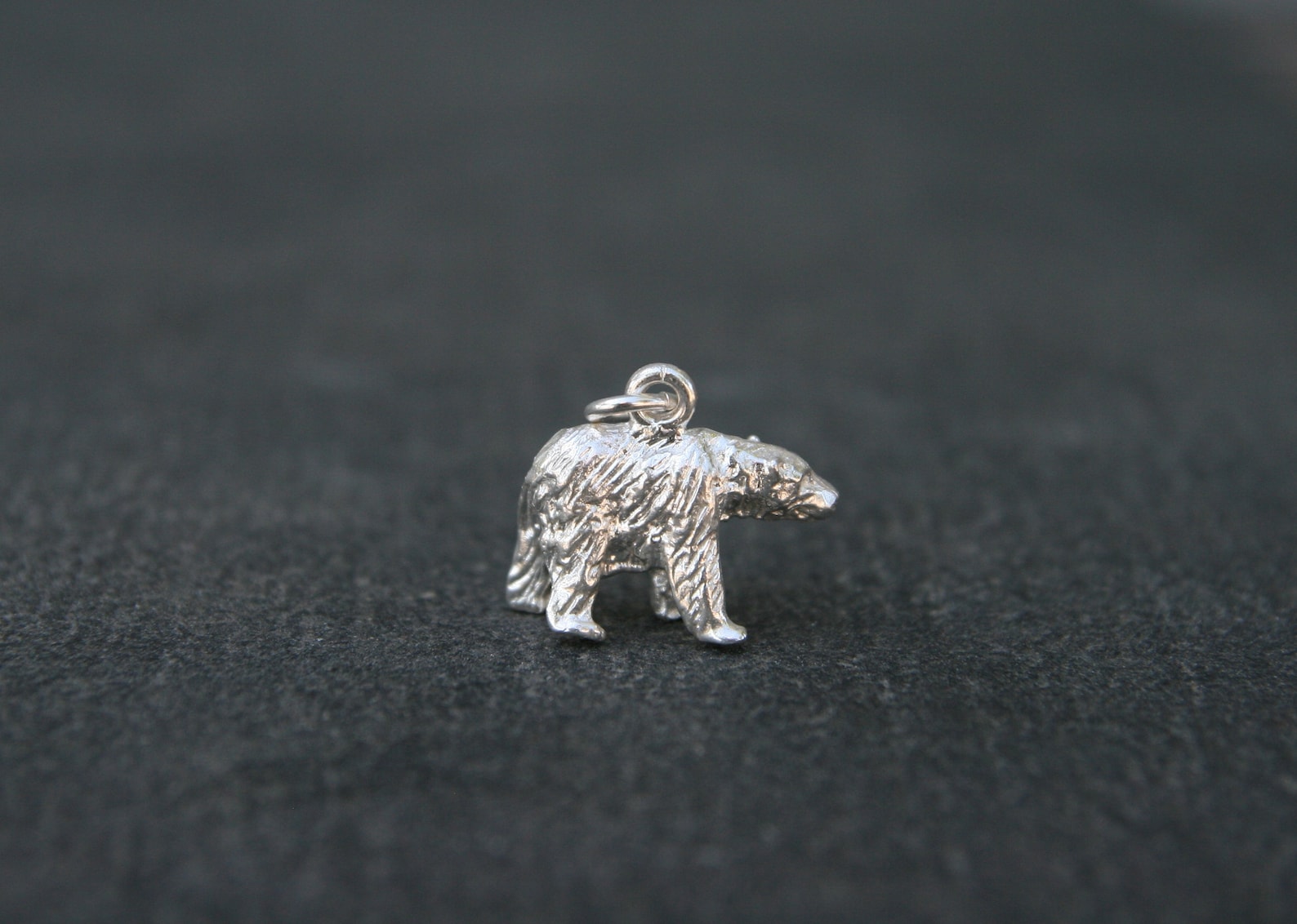 Sterling Silver Bear Pendant, Silver Animal, Bear Forest Wildlife ...
