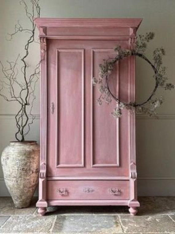 Pink chalk paint furniture store