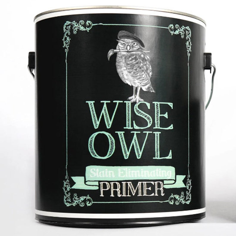 Gallon Wise Owl DARK GRAY Stain Eliminating Primer Use on Drywall ...