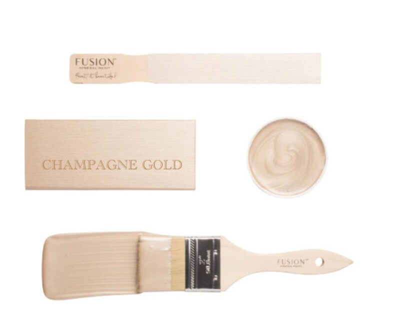 CHAMPAGNE GOLD - Fusion Metallic Paint - Fusion Mineral Paint - Decor ...