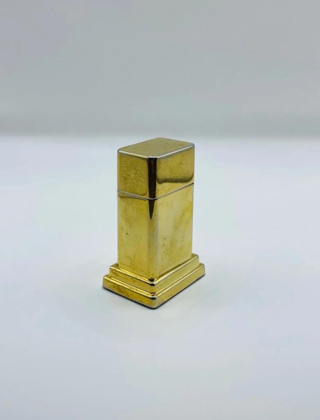 Vintage Zippo 1960s Table Lighter – Barcroft 24kt Gold Plated ...