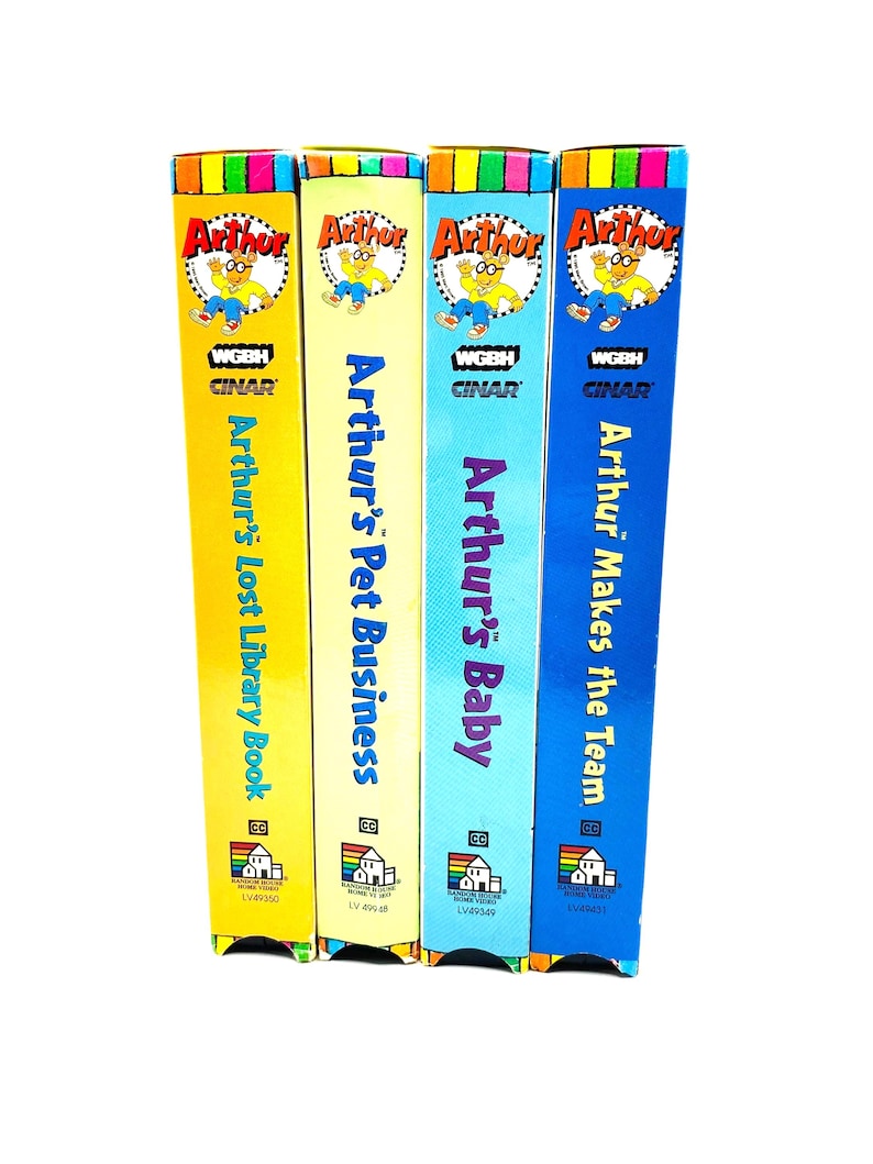 Arthur VHS Lot (4 Tapes) – Vintage PBS Kids Cartoons - Etsy UK