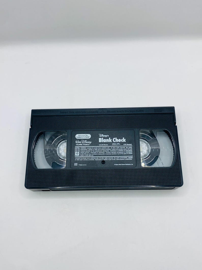 Blank Check (1994) – VHS Movie – Walt Disney Home Video - Etsy