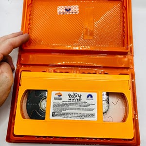 The Rugrats Movie VHS 1999 Nickelodeon Orange Clamshell Tape, Vintage ...