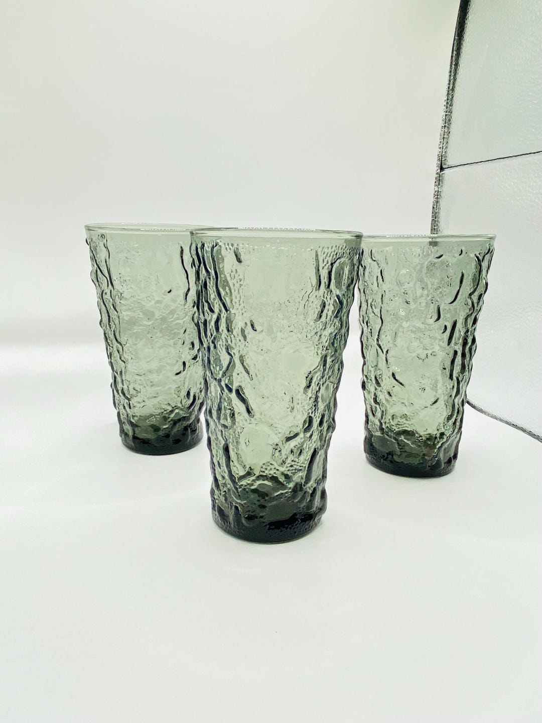 Mid-century Modern | Glassware | Dimpled Glasses | Glass - Etsy