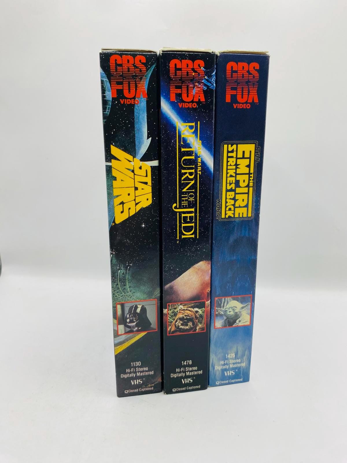 Star Wars Original Trilogy VHS Box Set (1992) | CBS/FOX Theatrical ...