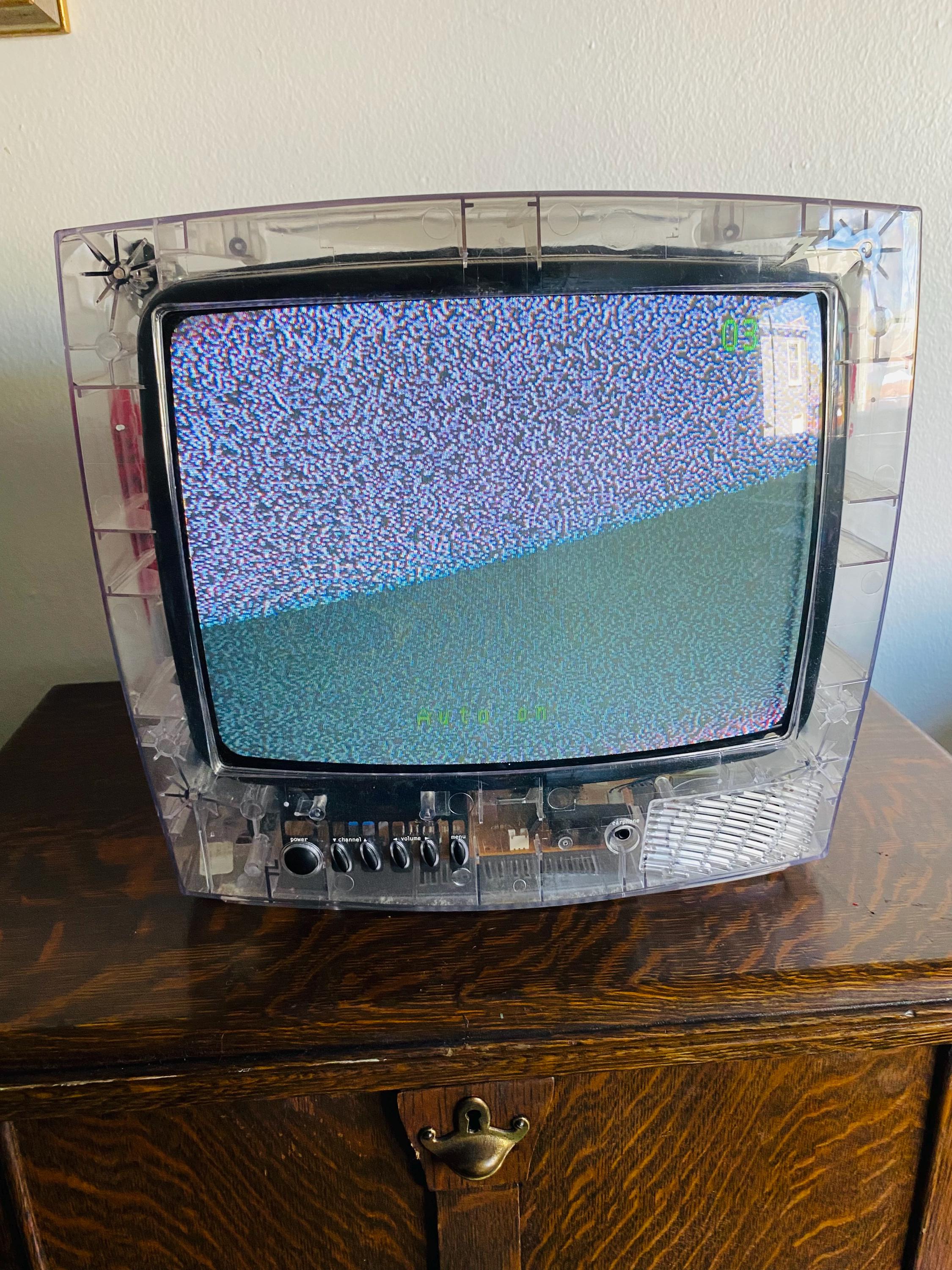 Extremely Rare Transparent Zenith Color Television – 13" Screen – 1999 ...