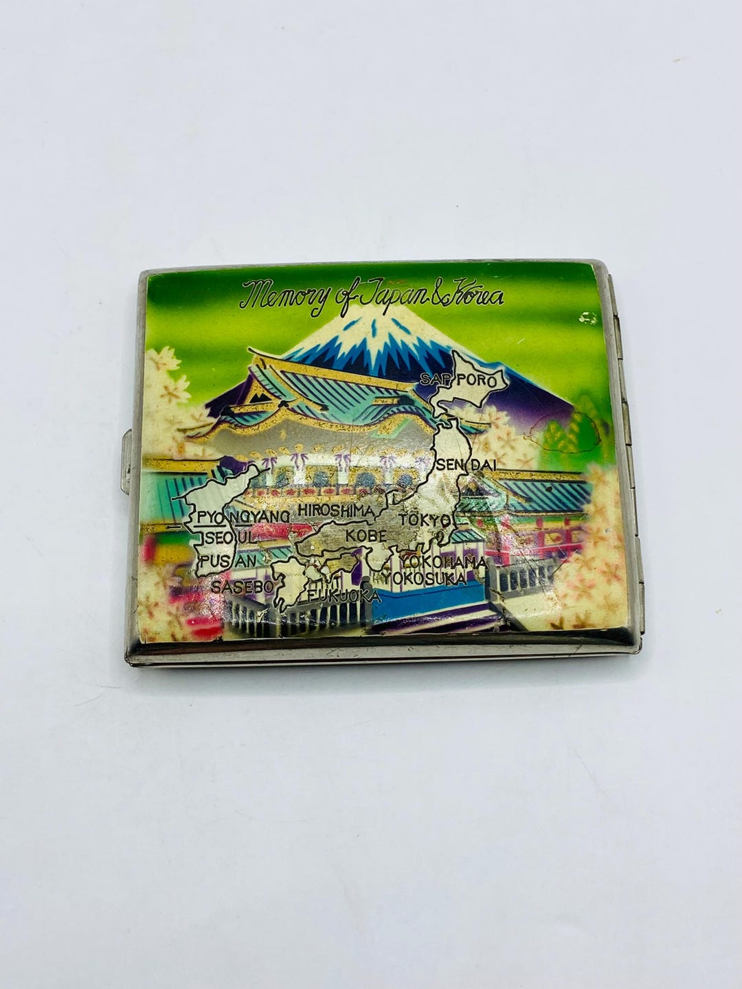 Antique Japanese/korean Memorabilia Cigarette Case – 1940s/50s - Etsy