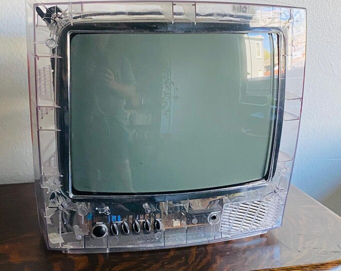 Extremely Rare Transparent Zenith Color Television – 13" Screen – 1999 ...