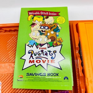 The Rugrats Movie VHS 1999 Nickelodeon Orange Clamshell Tape, Vintage ...
