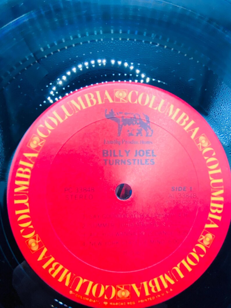 Billy Joel – Turnstiles (1976 First Pressing, Columbia) | Vintage Vinyl ...