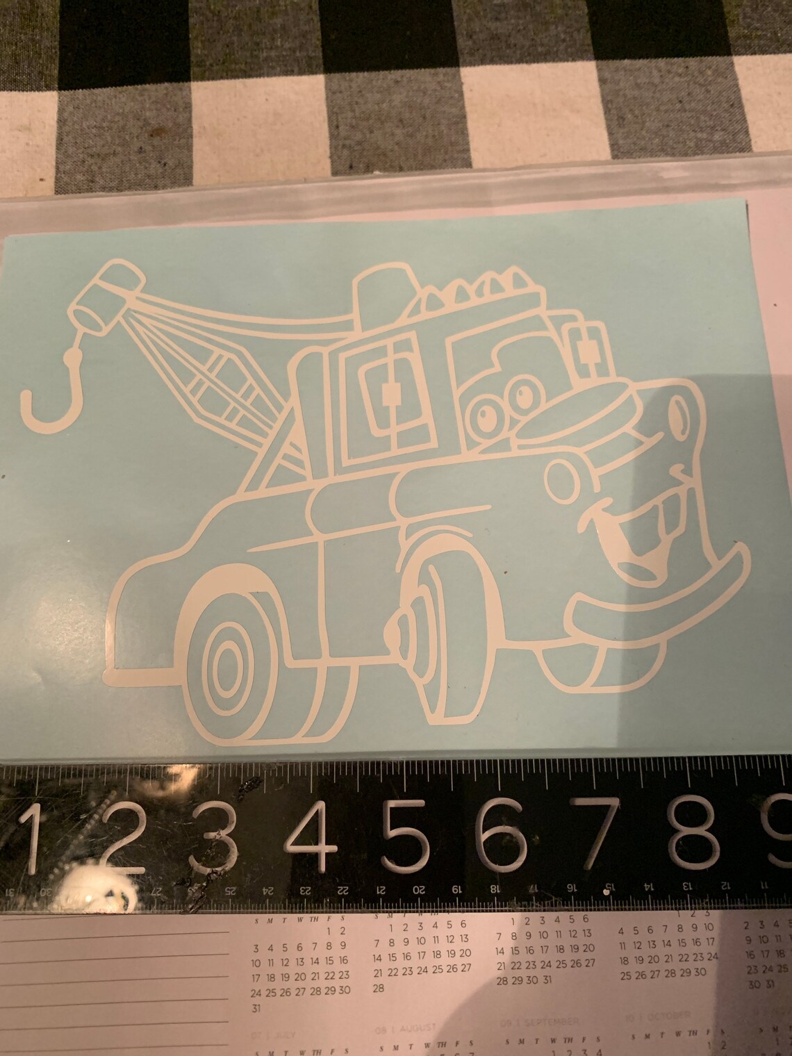 Disney Cars Tow Mater Decal | Etsy