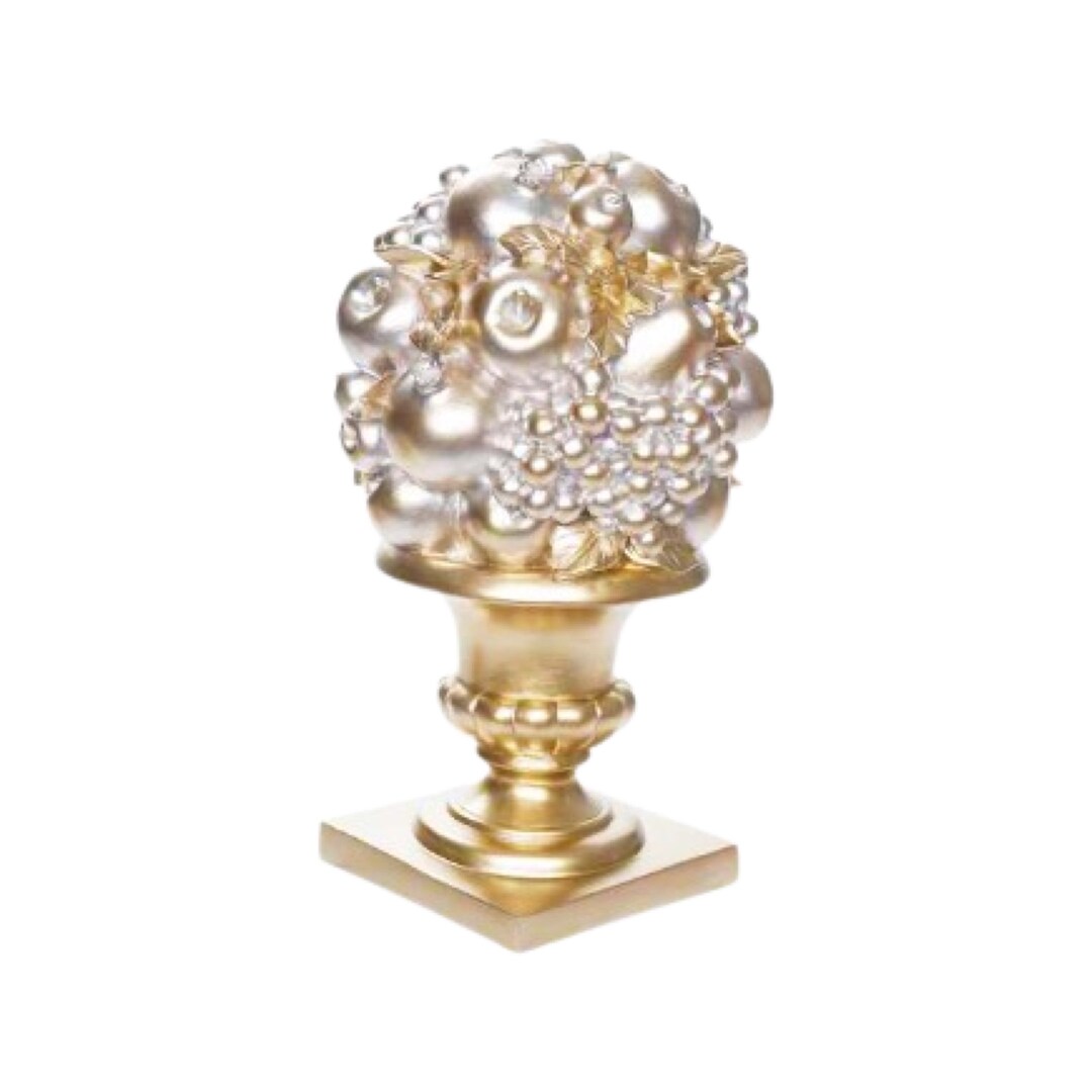 Tabletop Desktop Resin Silver Gold Fruit Ball Topiary Tree on - Etsy
