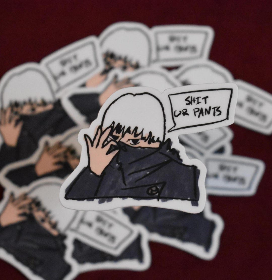 2'' Shit Your Pants Inumaki Sticker Vinyl Stickers - Etsy