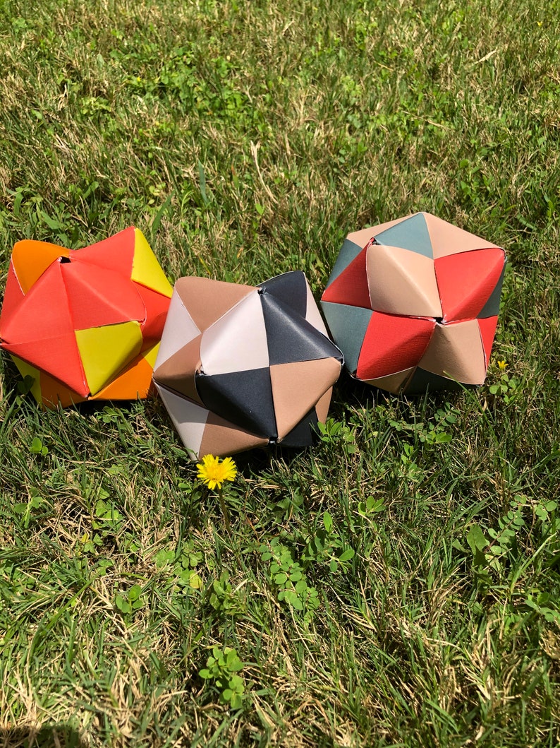 Small and Sturdy Origami Spiky Balls - Etsy