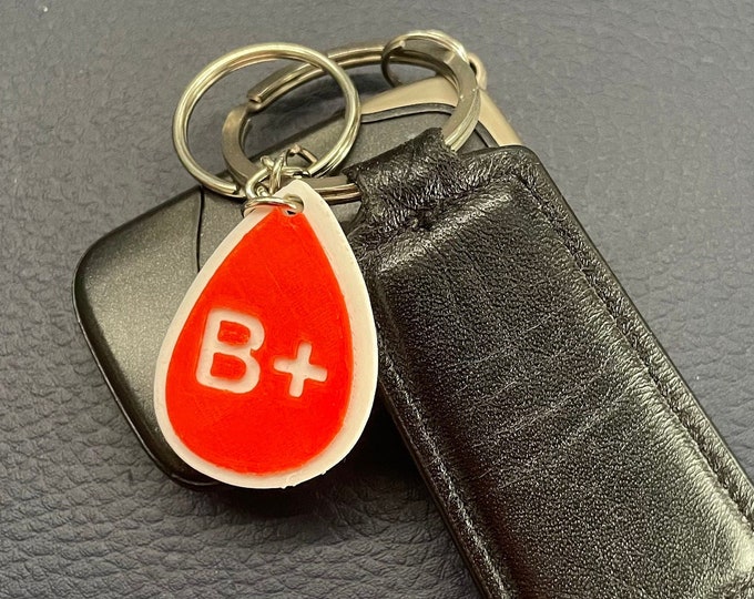 Blood Bank Key Chain,blood Bank Badge Reel, ABO Key Chain, Blood Type ...