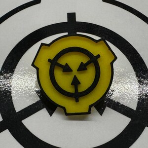 SCP Foundation Logo Pin Badge - Secure. Contain. Protect. - 3 Colours ...