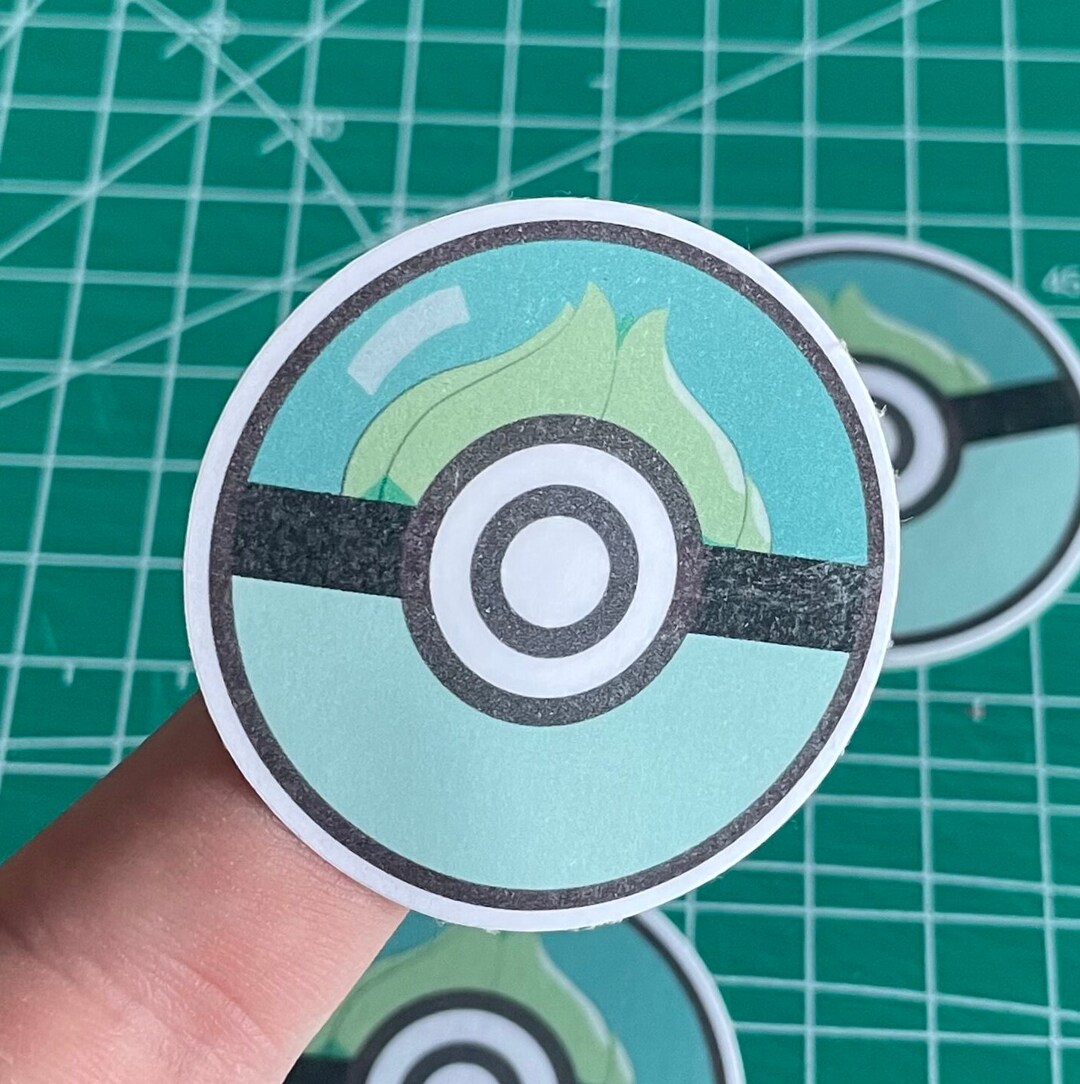 Bulbasaur Pokéball Sticker Green Pokeball Decal Pokemon - Etsy