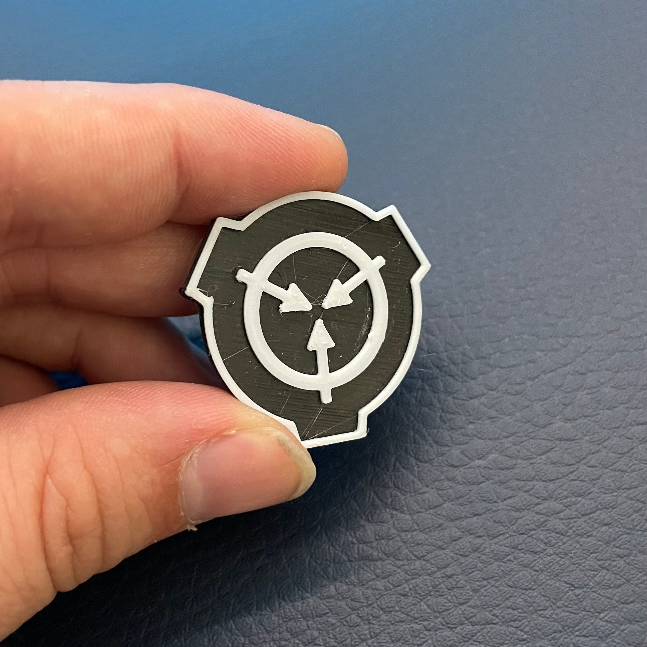 SCP Foundation Logo Pin Badge Secure. Contain. Protect. - Etsy