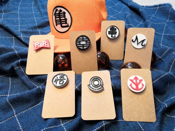 Dragonball Z Themed Pin Badges - Etsy