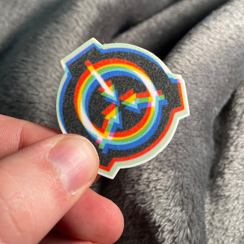 SCP Foundation Logo Glitching Stickers pack of 3 Secure. - Etsy Australia