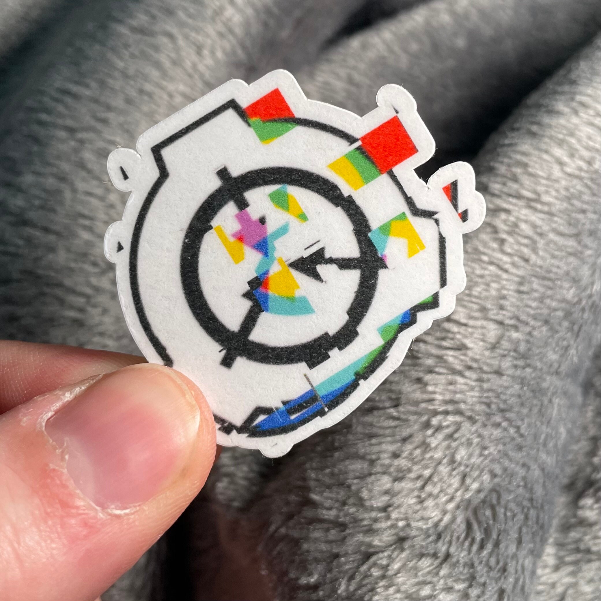 SCP Foundation Logo Glitching Stickers pack of 3 Secure. - Etsy Australia