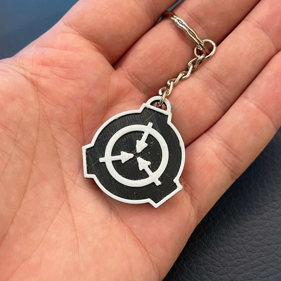 SCP Foundation Logo Keyring/keychain - Secure. Contain. Protect. - Etsy