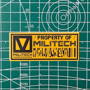 Property of Arasaka & Militech Cyberpunk 2077 Sticker, Label, Product ...