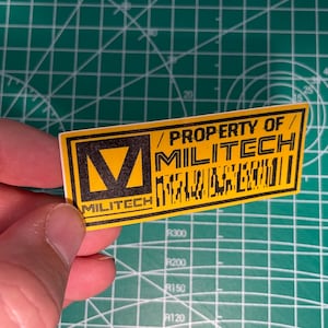 Property of Arasaka & Militech Cyberpunk 2077 Sticker, Label, Product ...
