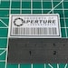 Property of Aperture Laboratories Sticker, Label, Product Barcode ...