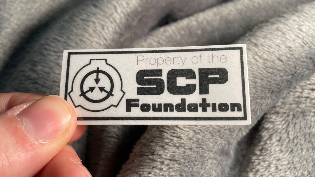 Property of the SCP Foundation Sticker, Label, SCP Sticker, Secure ...