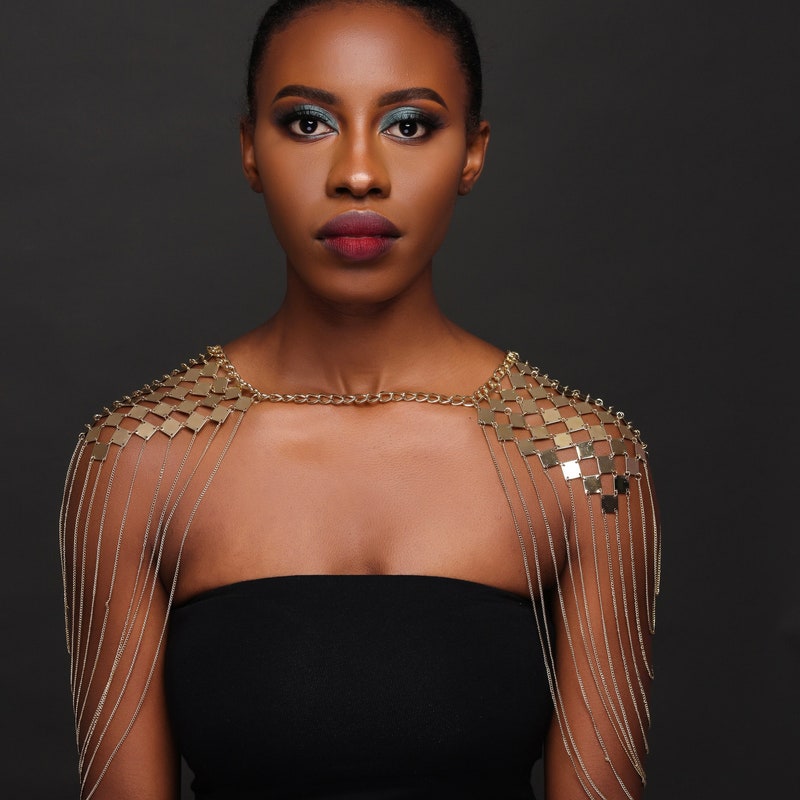 Rhinestone Body Chain - Etsy