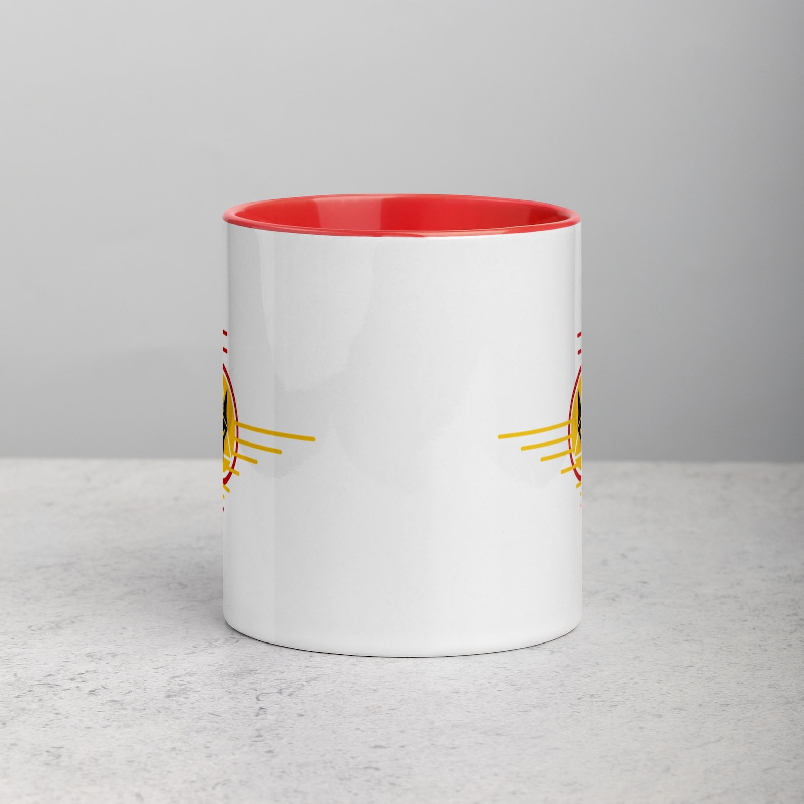 Red Rising Mug, Gold and Red Sigil, Red Coffee Mug, Howler, House Mars ...