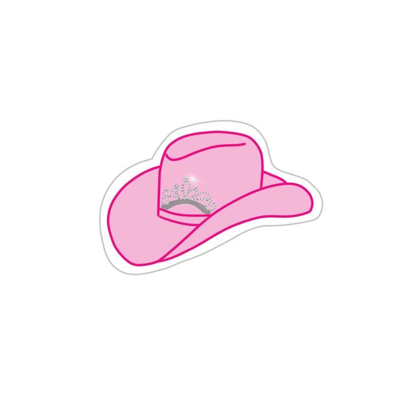 PREPPY Hat Tiara Sticker - Etsy