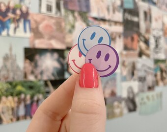 Smiley Face Sticker - Etsy